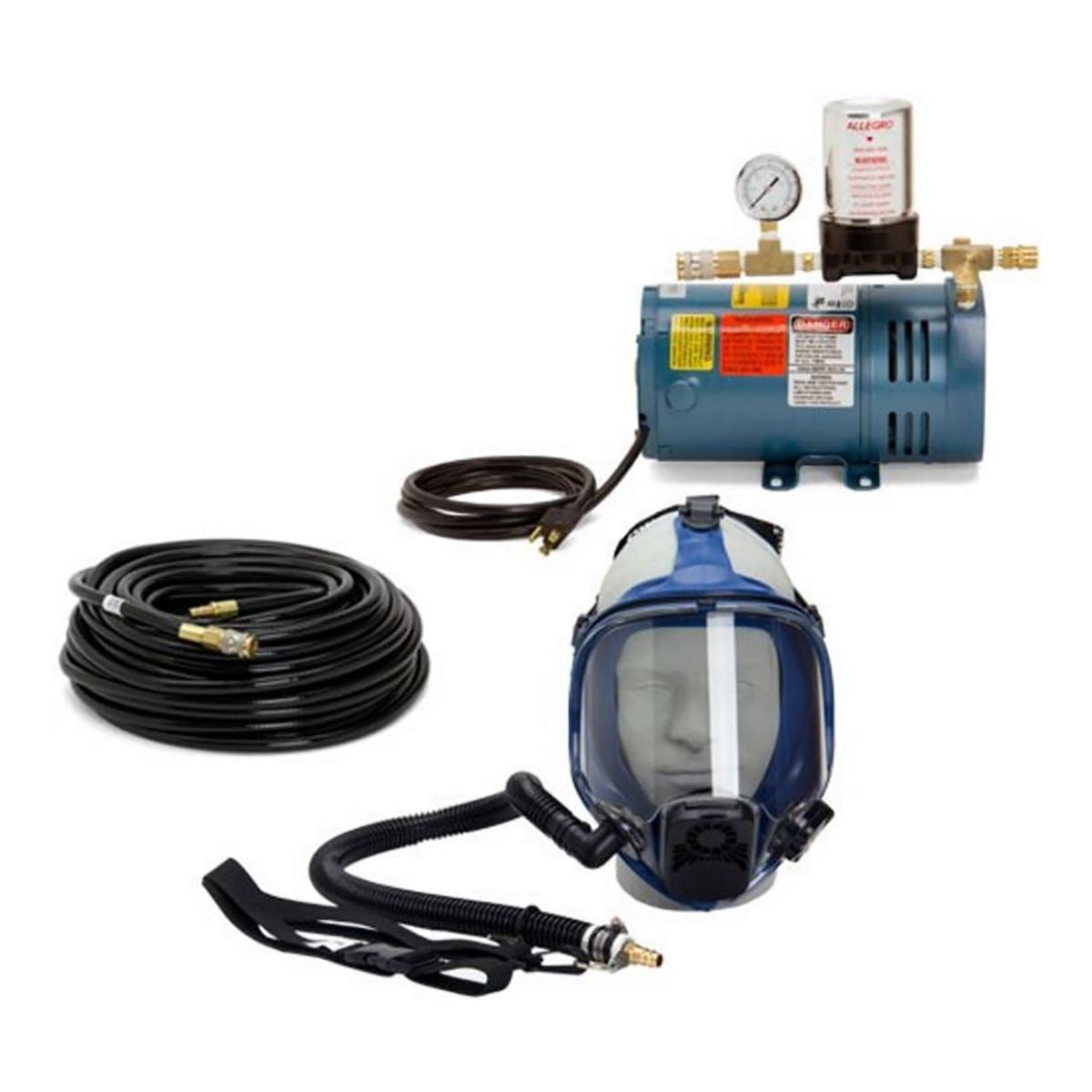 Allegro one man ambient system with 100' of hose and full face mask ...